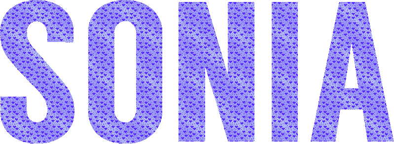 Sonia (in Glitter Text)