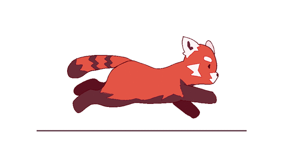 red panda running (in Animated GIFs)