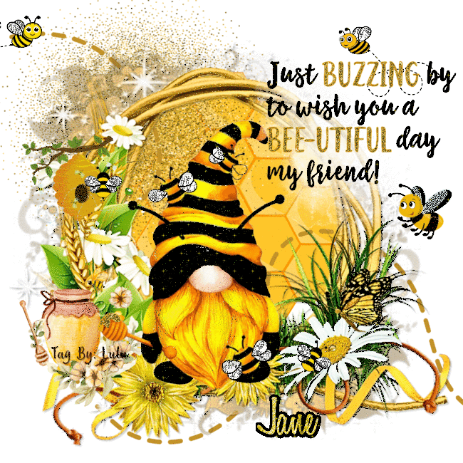 JUST BUZZING BY TO WISH YOU A BEE-UTIFUL DAY MY FRIEND - BEAUTIFUL BEE ...