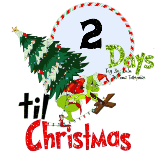 2 Days till Christmas Grinch Countdown (in Seasonal)