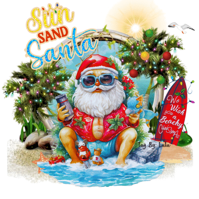 SUN Sand & Santa We wish you a Beachy Christmas (in Seasonal)