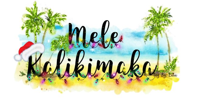 Mele Kalikimaka Merry Christmas Hawaiian Beach Tropical (in Seasonal)