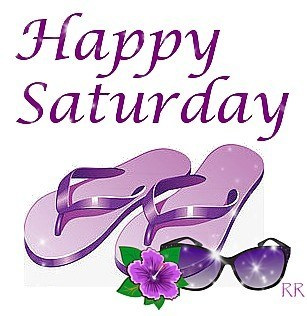 Happy Saturday - by Robbie (in Glitter Text)