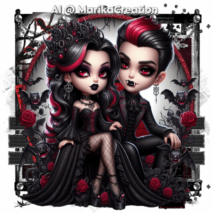 Fantasy Vampire (in Animated GIFs)