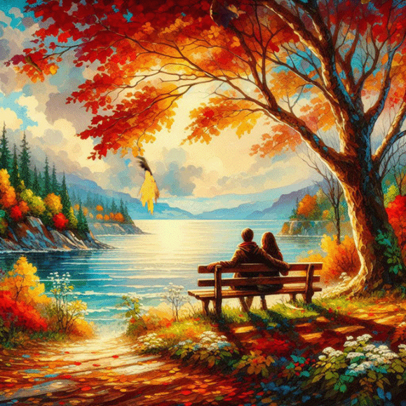 Autumn Scene (in Animated GIFs)
