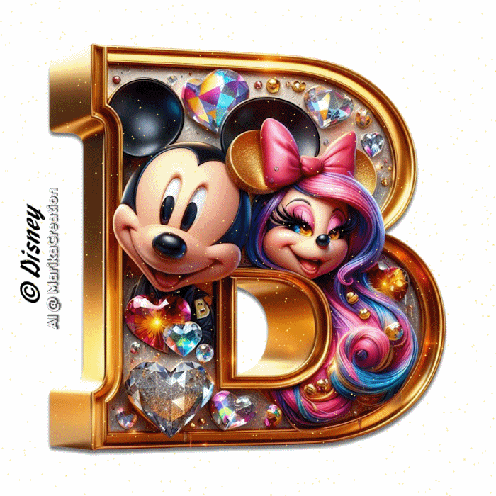 Letter-B Bren (in Sparkles)