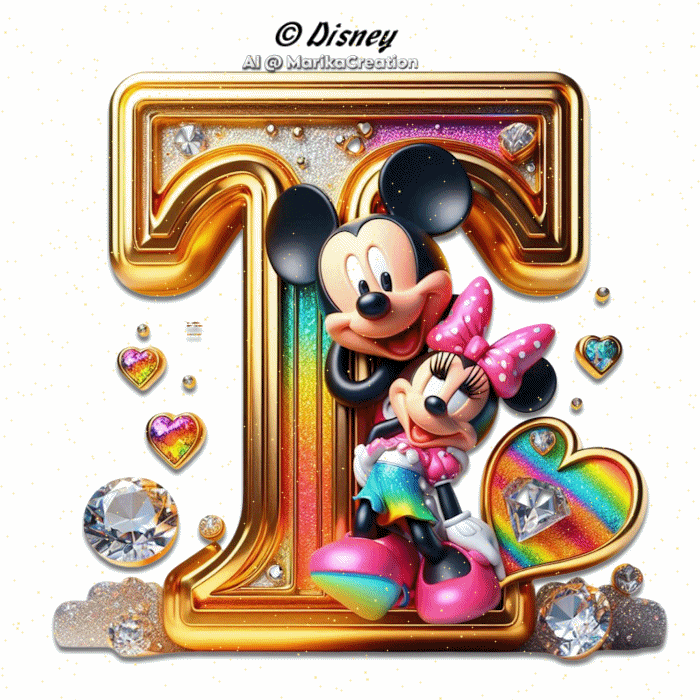 Letter-T Tonya (in Sparkles)