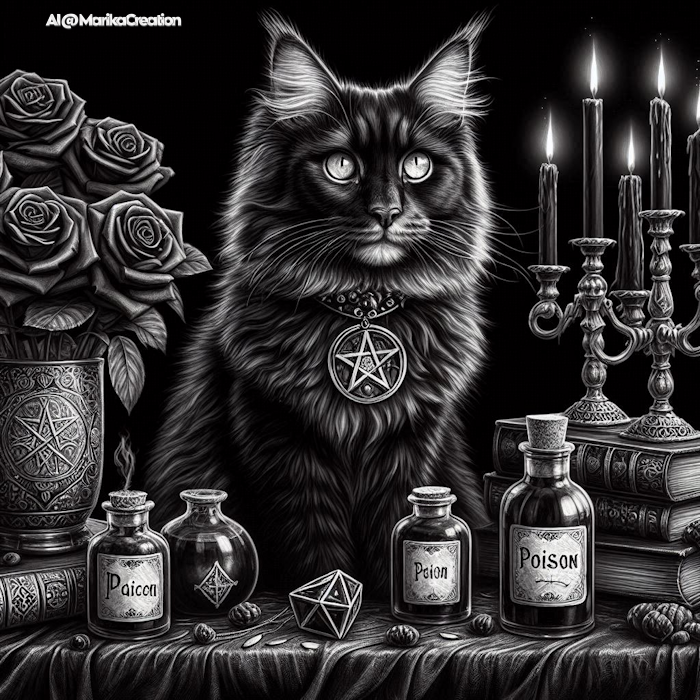 Magic Cat (in AI Art)