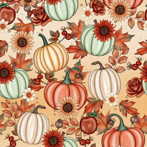 Seamless Pumpkin background (in Backgrounds)