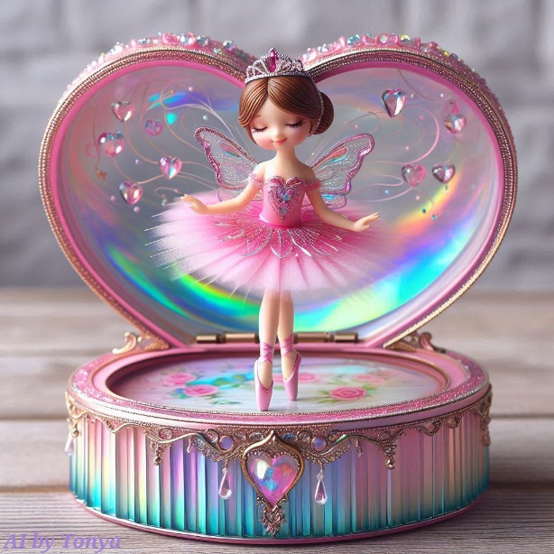 Cute music box (in AI Art)