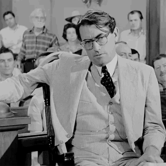 Gregory Peck as Atticus finch (in Animated GIFs)