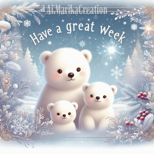 Have a great new week (in Glitter Text)
