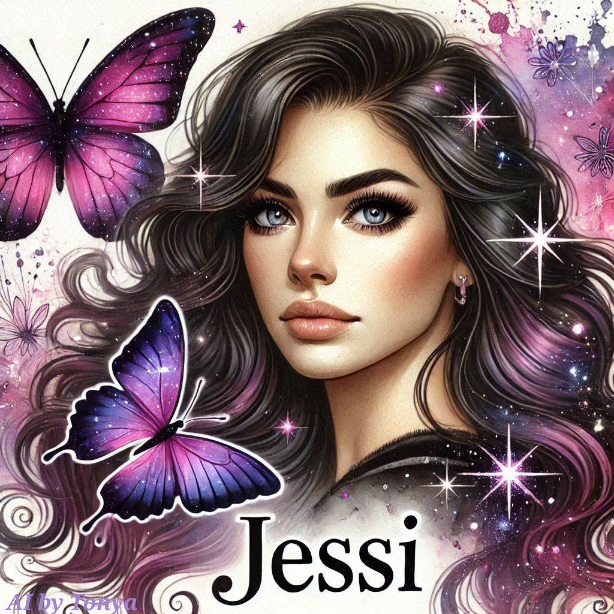 Pretty girl (Jessi) (in Glitter Text)