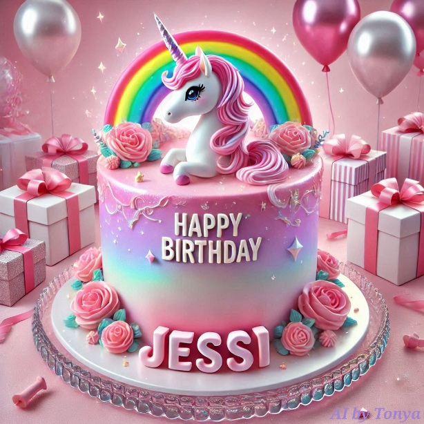 Happy Birthday (Jessi) (in Glitter Text)