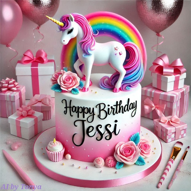 Happy Birthday #2 (Jessi) (in Glitter Text)