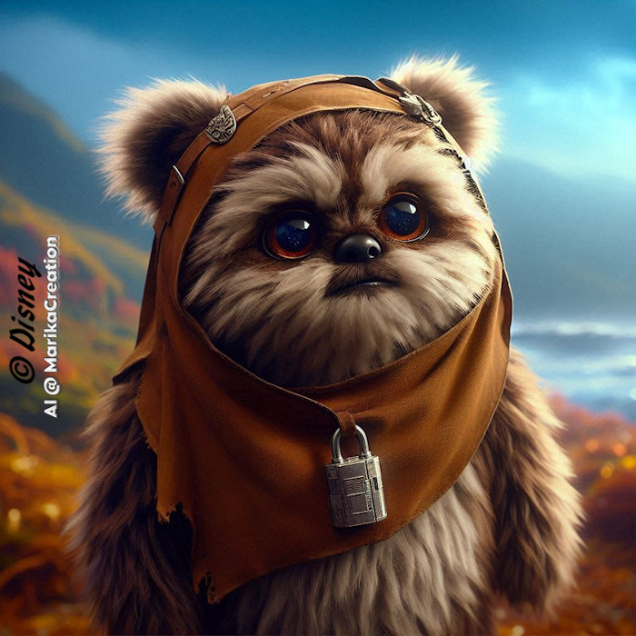 Ewok from Star Wars(For Jessi) (in AI Art)