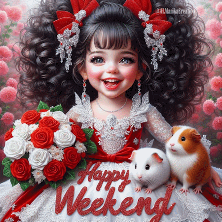 Happy weekend (in Glitter Text)