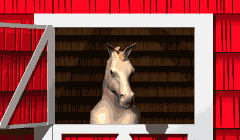 horse in a barn (in Animated GIFs)