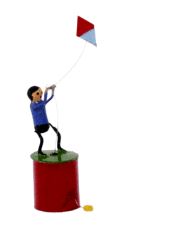 boy flying a kite (in Animated GIFs)