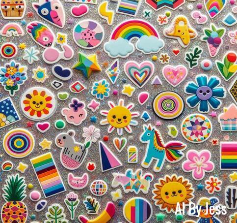 Sticker Background (in Backgrounds)