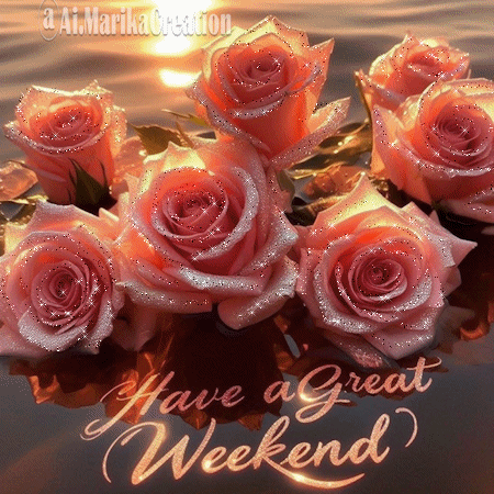 Happy weekend (in Glitter Text)