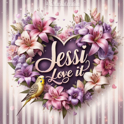 Jessi love it (in Glitter Text)