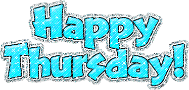 Happy Thursday (in Glitter Text)