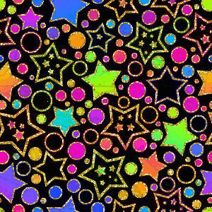 colorful stars (in Backgrounds)