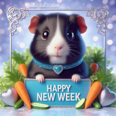 Happy new week (in Glitter Text)