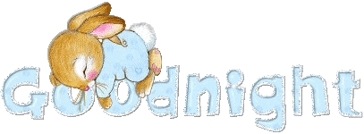 Good Night (in Glitter Text)