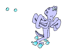 octopus running away (in Animated GIFs)