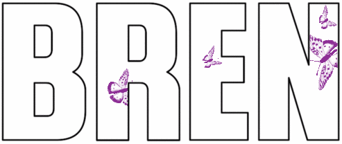 Bren (in Glitter Text)