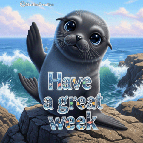 Have a great week (in Glitter Text)