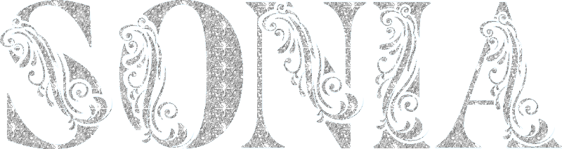 Sonia (in Glitter Text)
