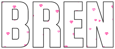 Bren (in Glitter Text)