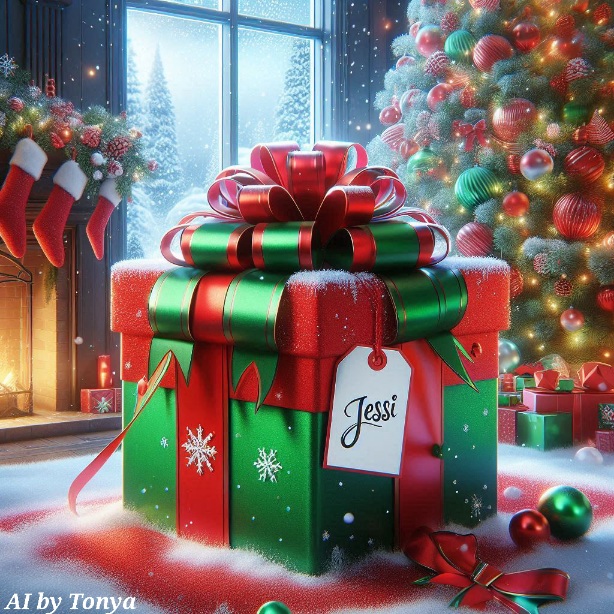 Christmas present (Jessi) (in Glitter Text)