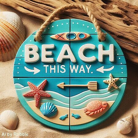 Beach this way ! (in AI Art)
