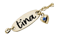 Tina (in Glitter Text)