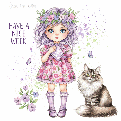 Have a nice week (in Glitter Text)