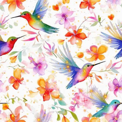 hummingbirds (in Backgrounds)