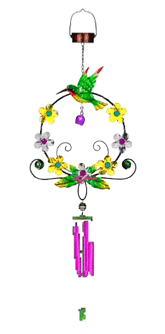 hummingbird wind chime (in Animated GIFs)