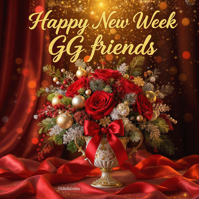 Happy new Week GG friends (in Glitter Text)