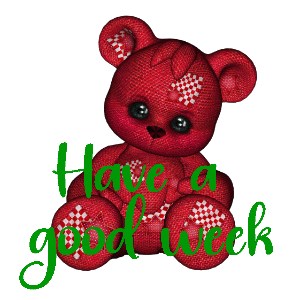 have a good week (in Glitter Text)