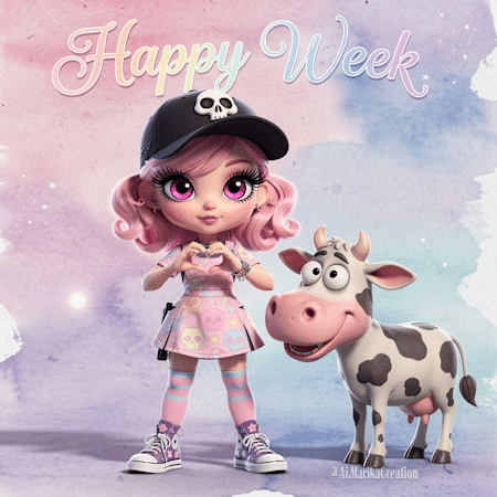 Happy week (in Glitter Text)