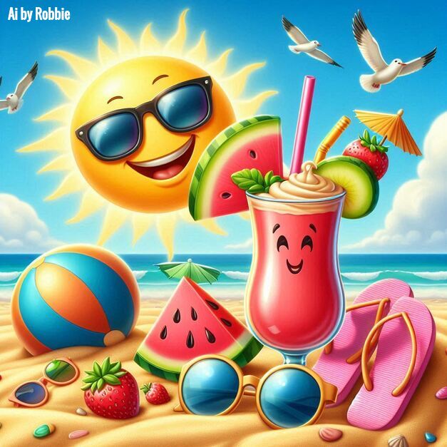 Summer at the Beach! (in Clipart)